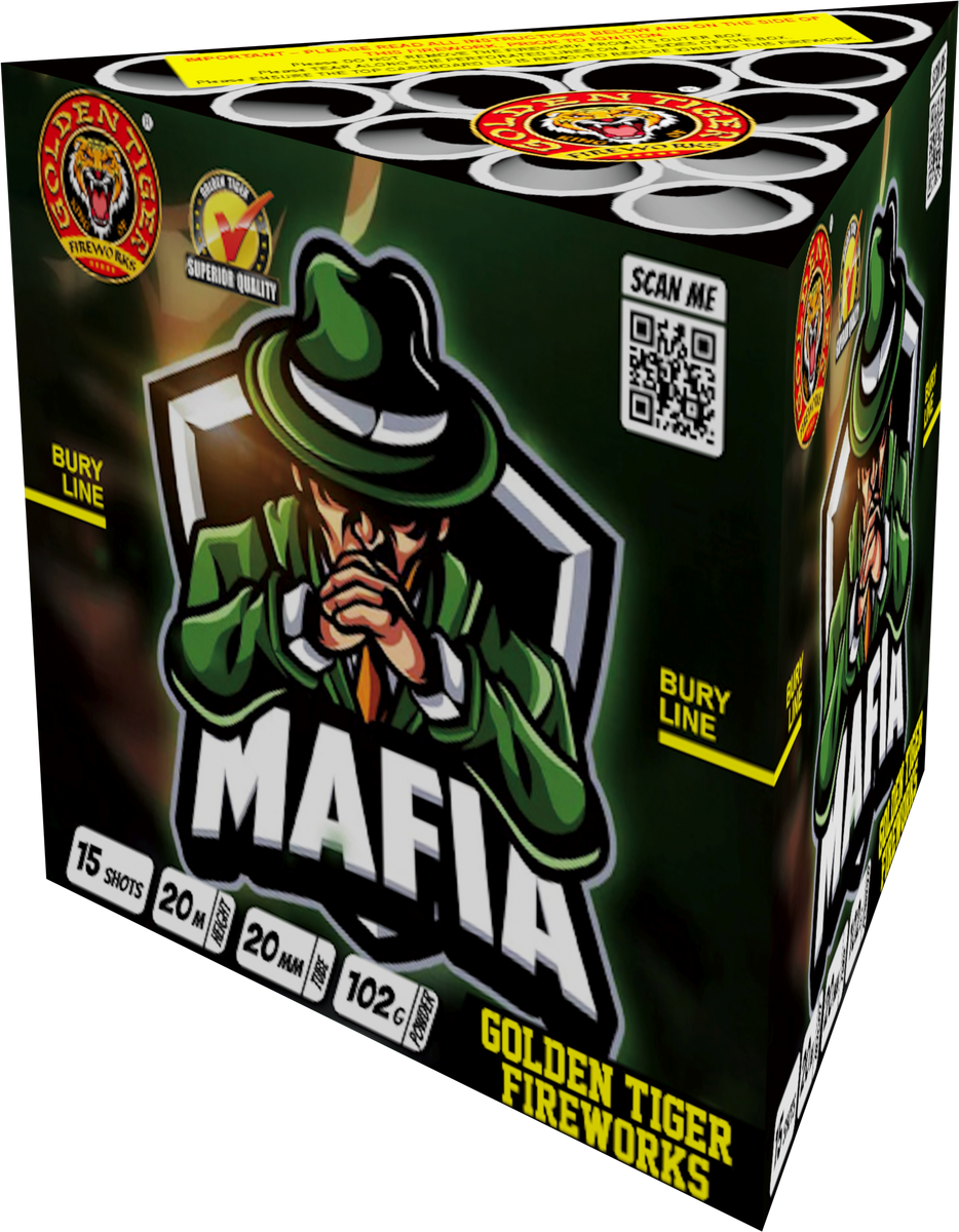 MAFIA BY GOLDEN TIGER FIREWORKS | SUKI's WHOLESALE FIREWORKS BRADFORD – Suki's Fireworks