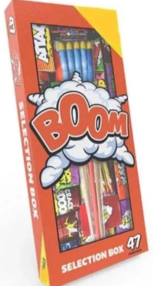 BOOM Box - 47 piece FAMILY BOX | DIAMOND FIREWORKS WHOLESALE MANCHESTER ...