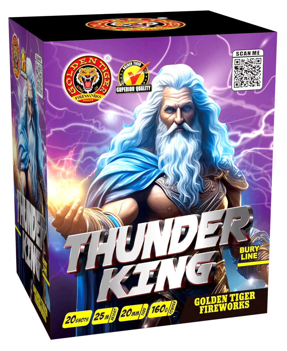 THUNDER KING BY GOLDEN TIGER FIREWORKS | SUKI's WHOLESALE FIREWORKS ...