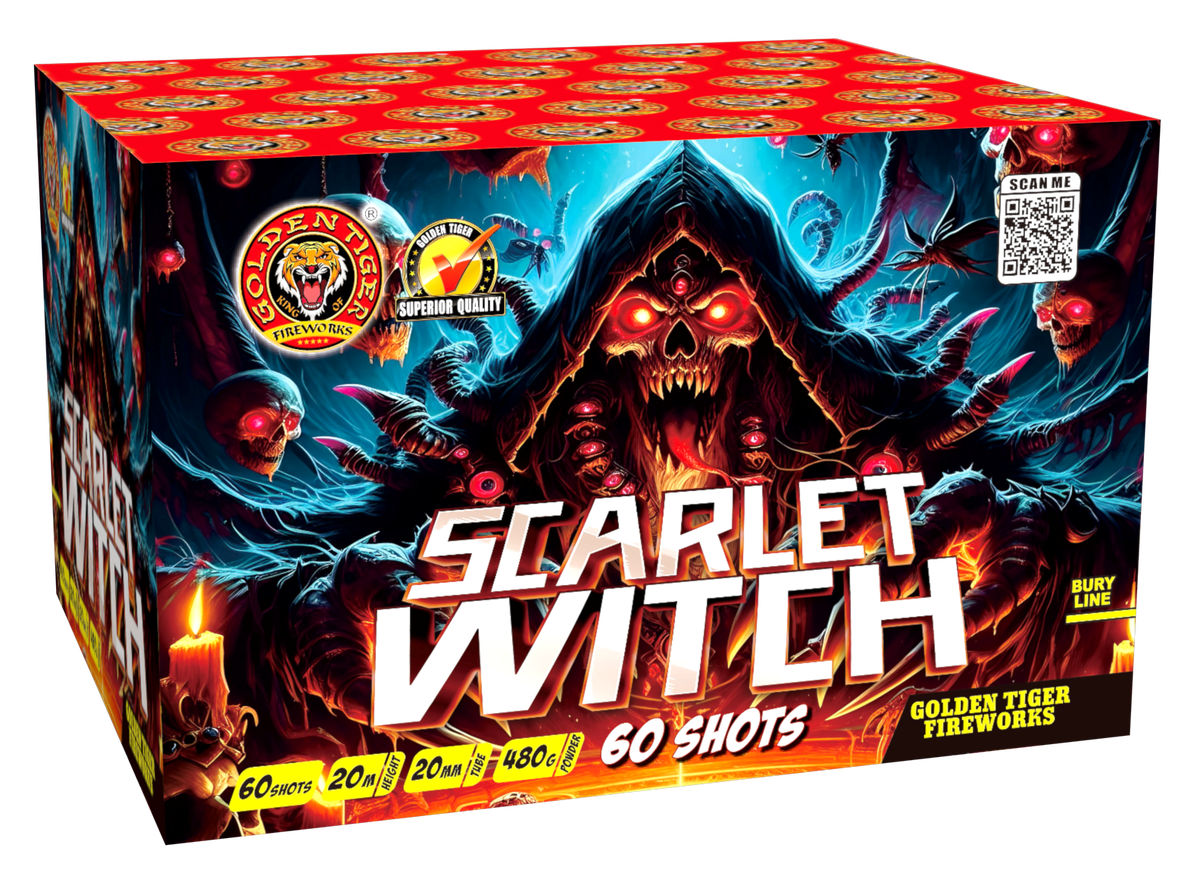 SCARLET WITCH BY GOLDEN TIGER FIREWORKS | SUKI's WHOLESALE FIREWORKS ...