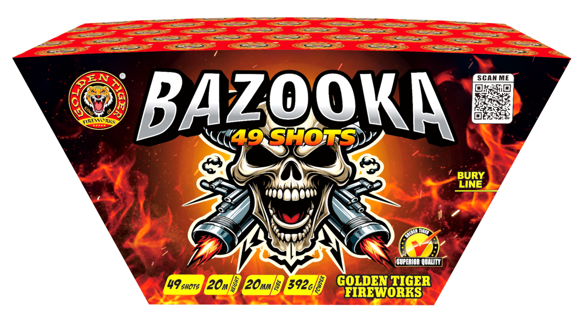 BAZOOKA BY GOLDEN TIGER FIREWORKS | SUKI's WHOLESALE FIREWORKS BRADFORD ...