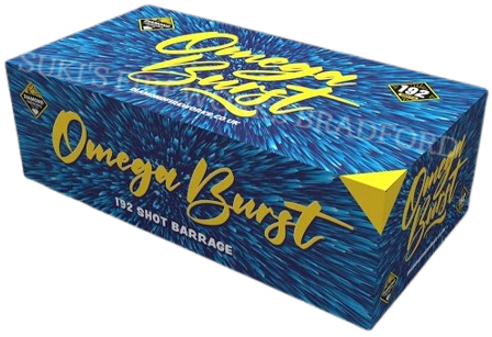 OMEGA BURST COMPOUND CAKE by Diamond Fireworks - 192 shot Compound ...