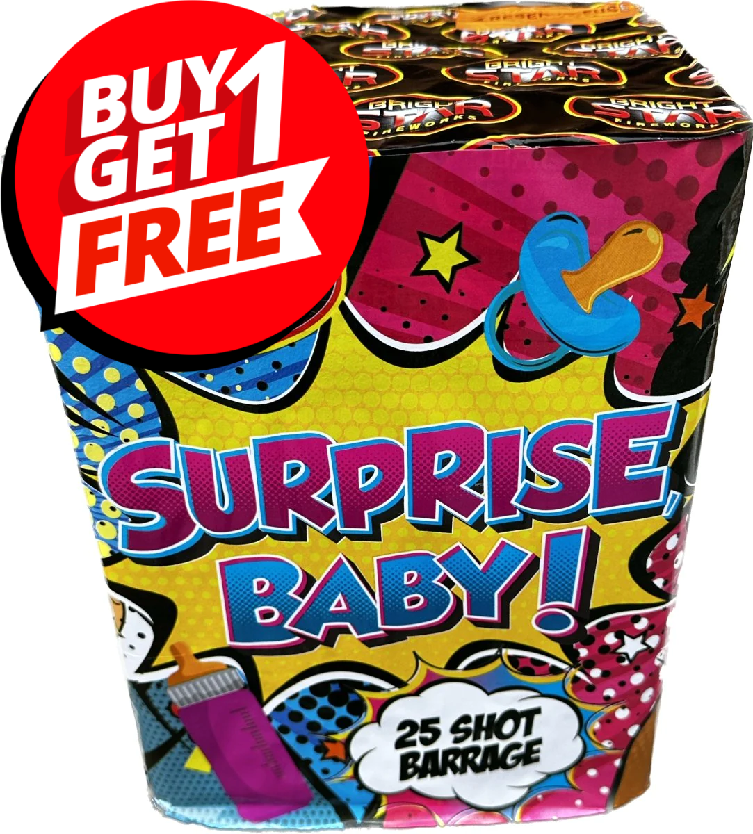 Surprise Girl Pink Gender Reveal Fireworks at Suki's Fireworks Bradford