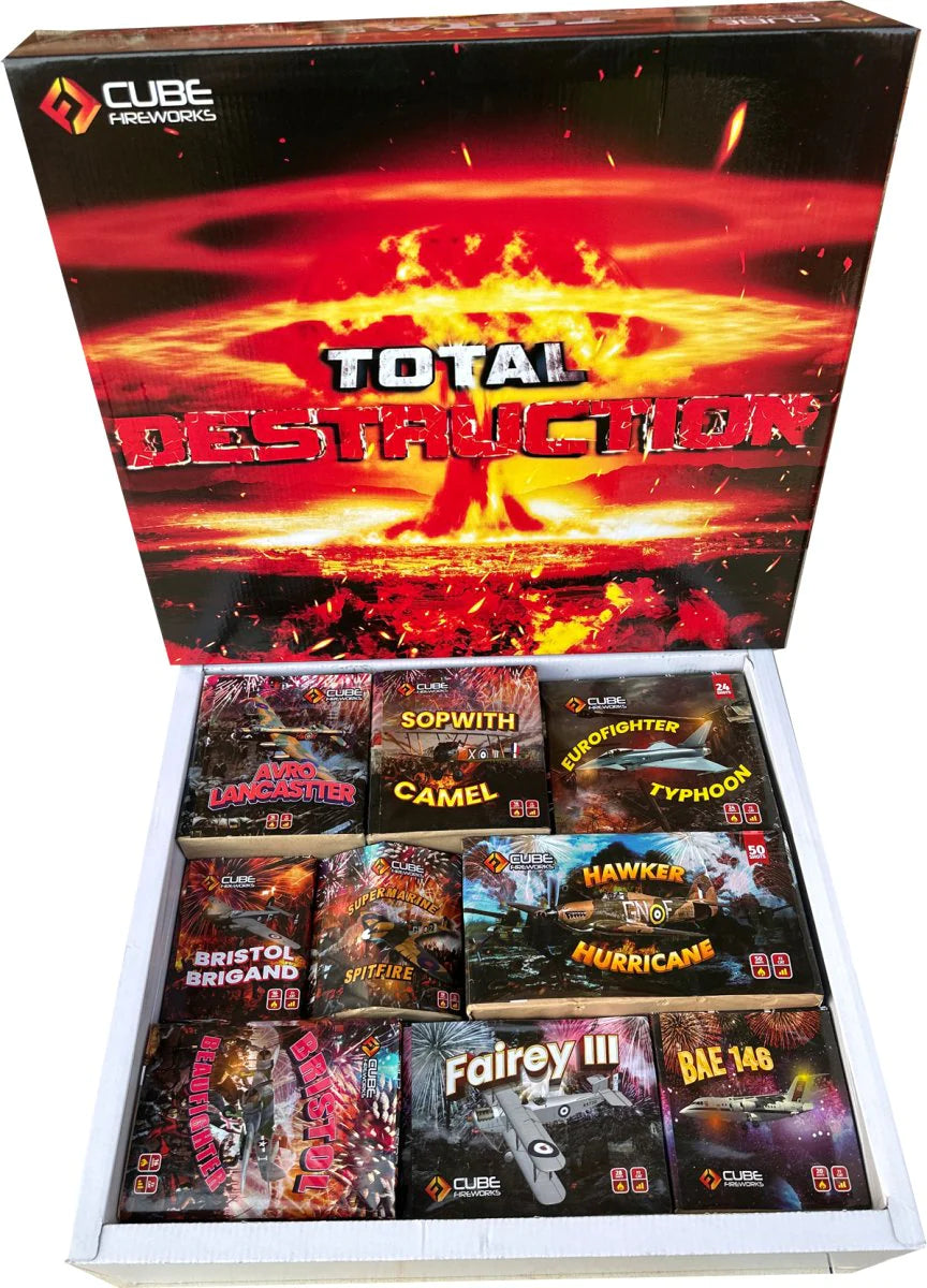 Buy Total Destruction by Cube Fireworks Online UK | Premium Fireworks ...