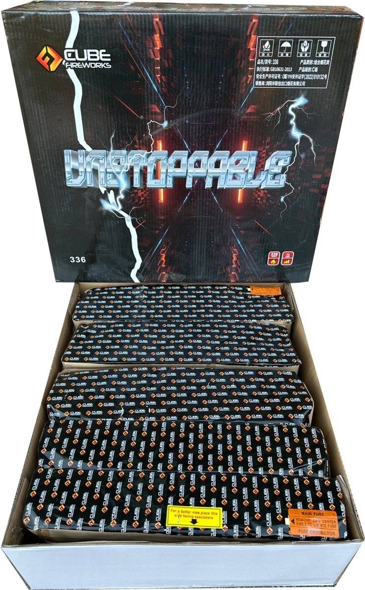 Unstoppable by Golden Tiger Fireworks UK - 228 shot Compound Barrage ...