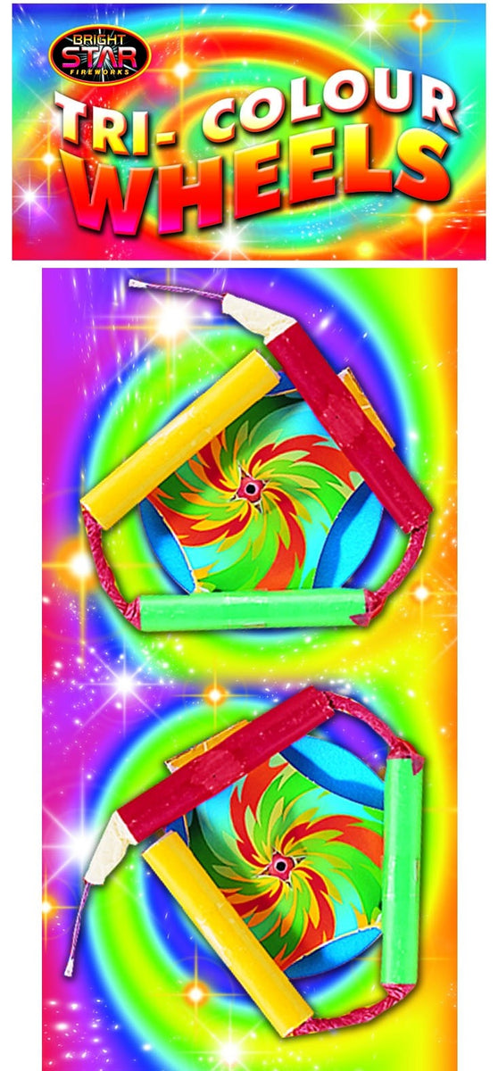Tri-Colour Rainbow Wheels Bright Star Fireworks BUY 1 GET 1 FREE – Suki ...