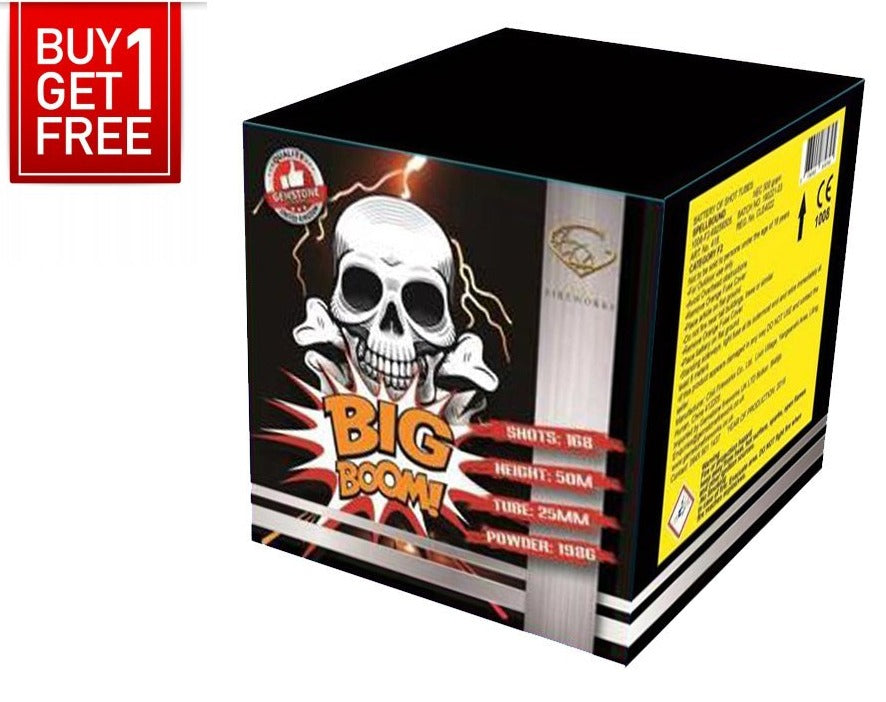 Big Boom 25shot LOUD 1.3G Barrage by Gemstone Fireworks Manchester ...