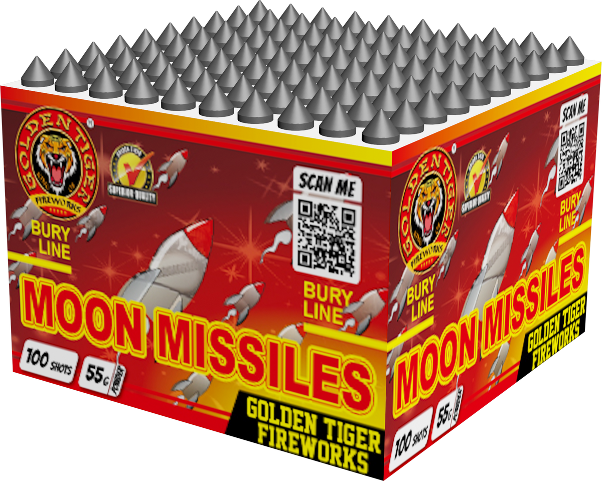 MOON MISSILES BY GOLDEN TIGER FIREWORKS | SUKI's WHOLESALE FIREWORKS ...