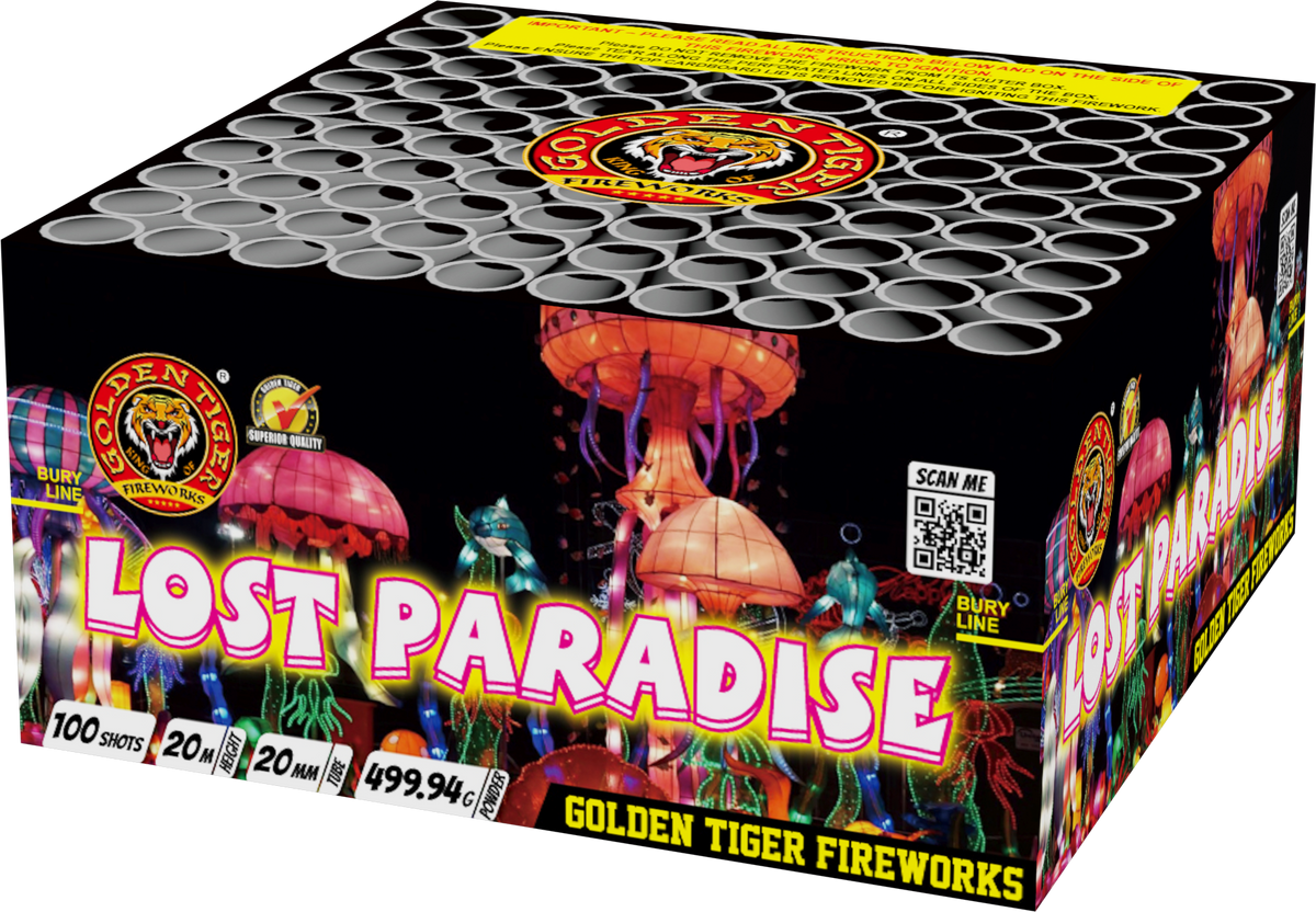 LOST PARADISE BY GOLDEN TIGER FIREWORKS | SUKI's WHOLESALE FIREWORKS ...