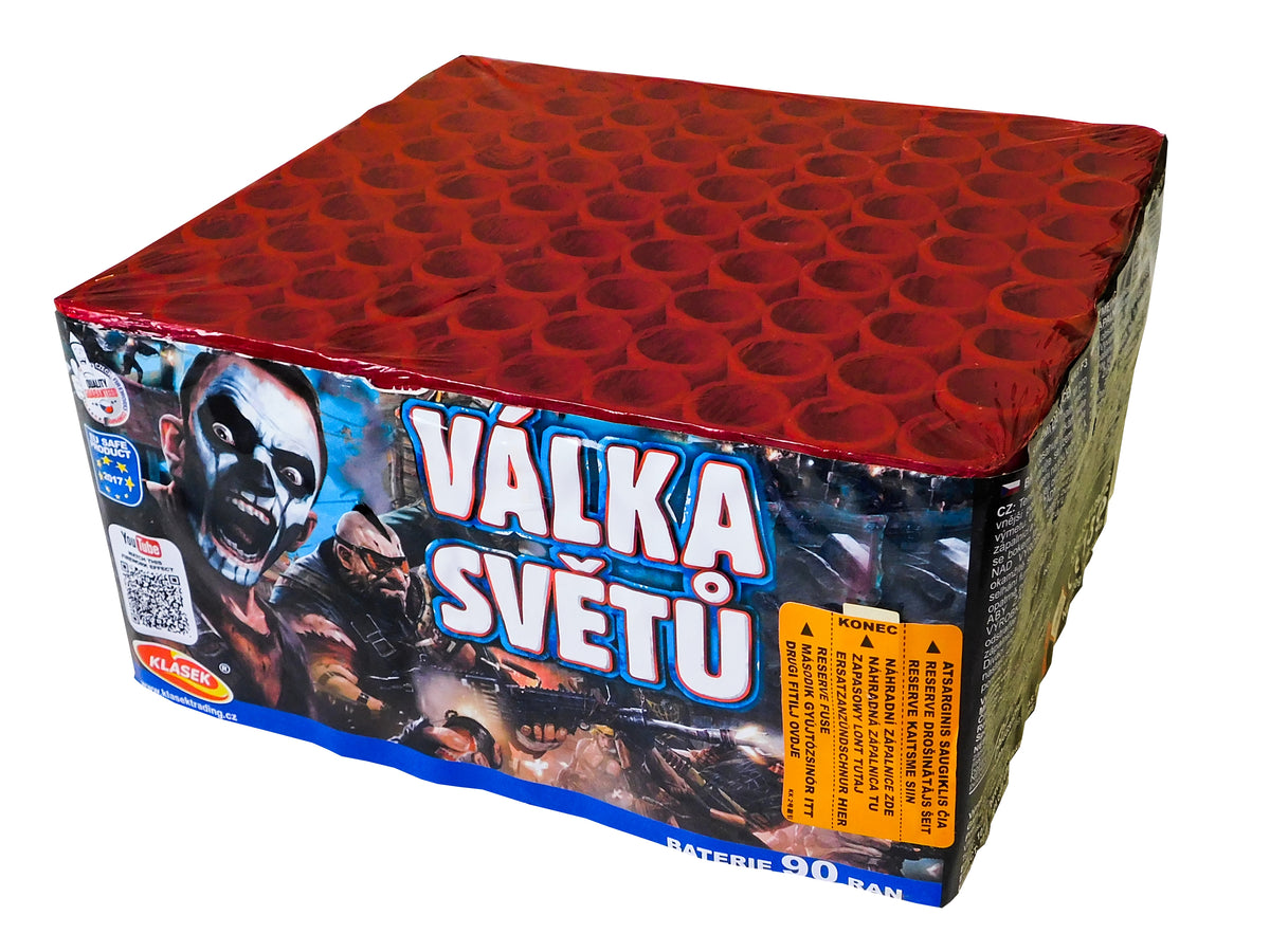 Valka Svetu 90shot BARRAGE by Klasek Pyrotechnics UK - Wedding ...